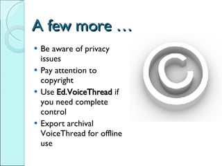 Voice Thread For Education | PPT