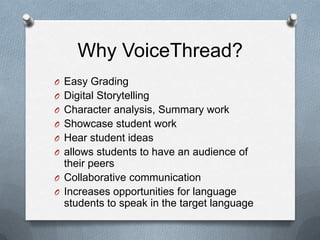 Voice thread 101 | PPT | Free Download