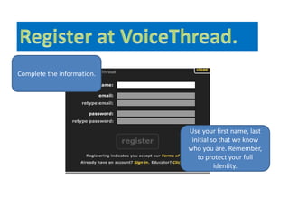 Book Talk with VoiceThread | PPTX