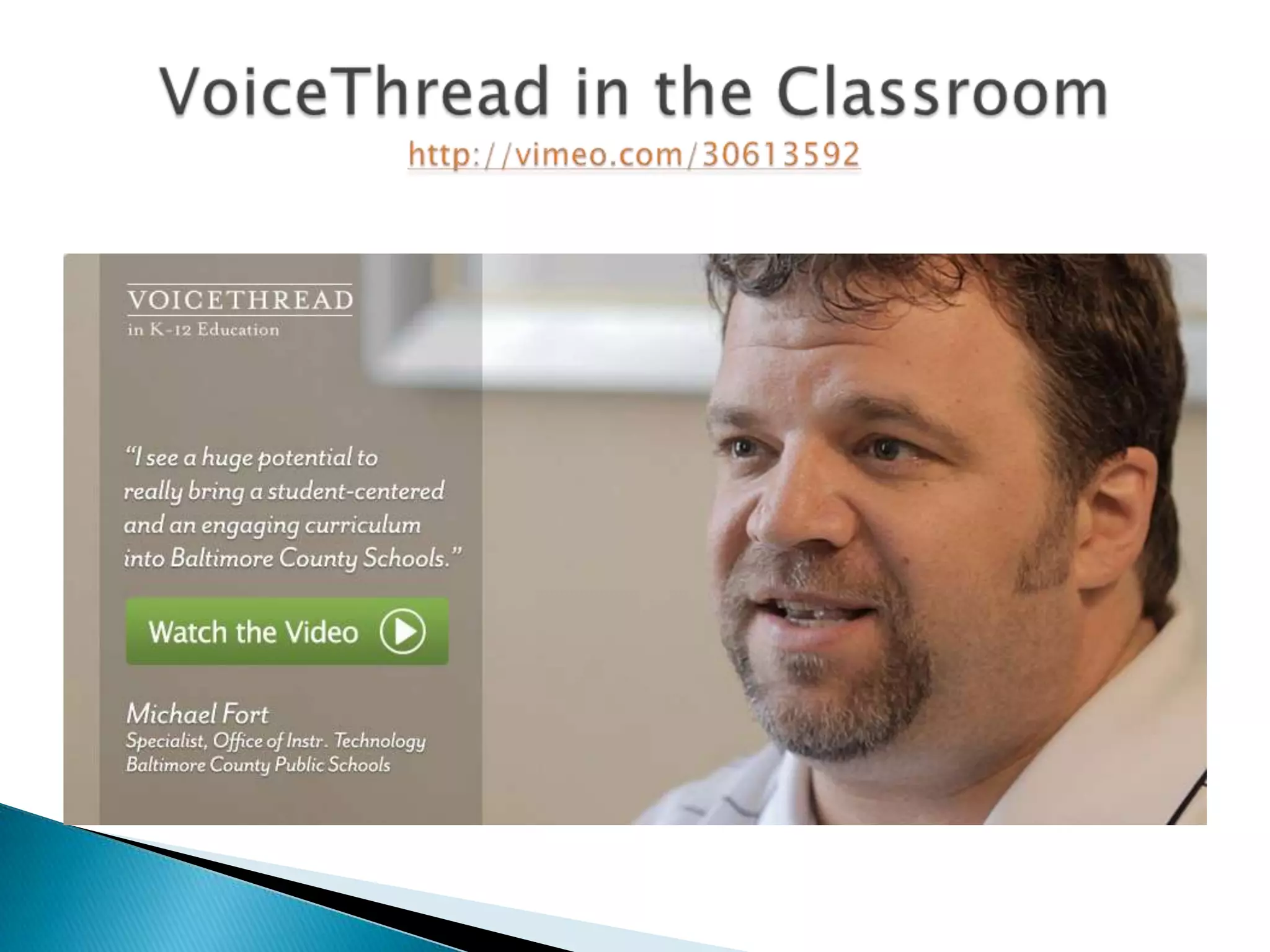 Voice thread in the classroom | PPT