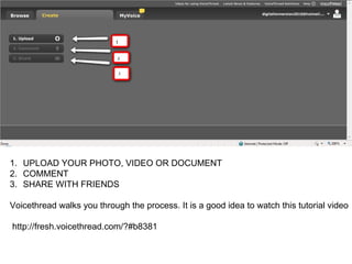 Voicethread Tutorial | PPT