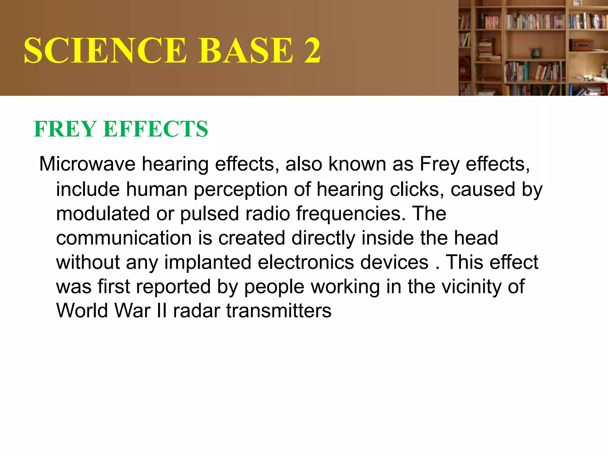 Voice to skull technology | PPT