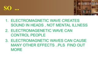 Voice to skull technology | PPTX