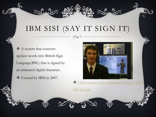 Voice to text voice to sign with hyperlinks | PPTX