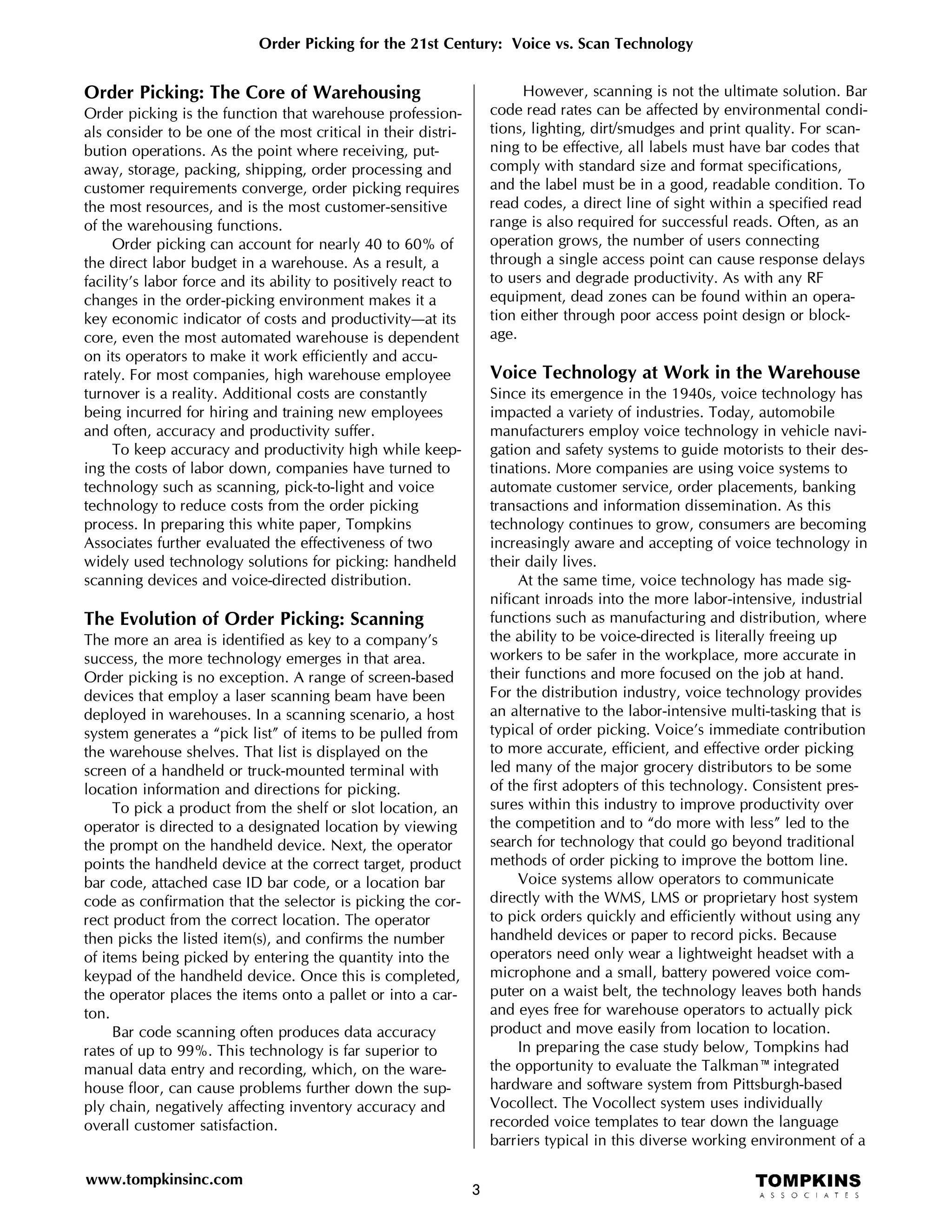 Voice vs. Scan - White Paper | PDF