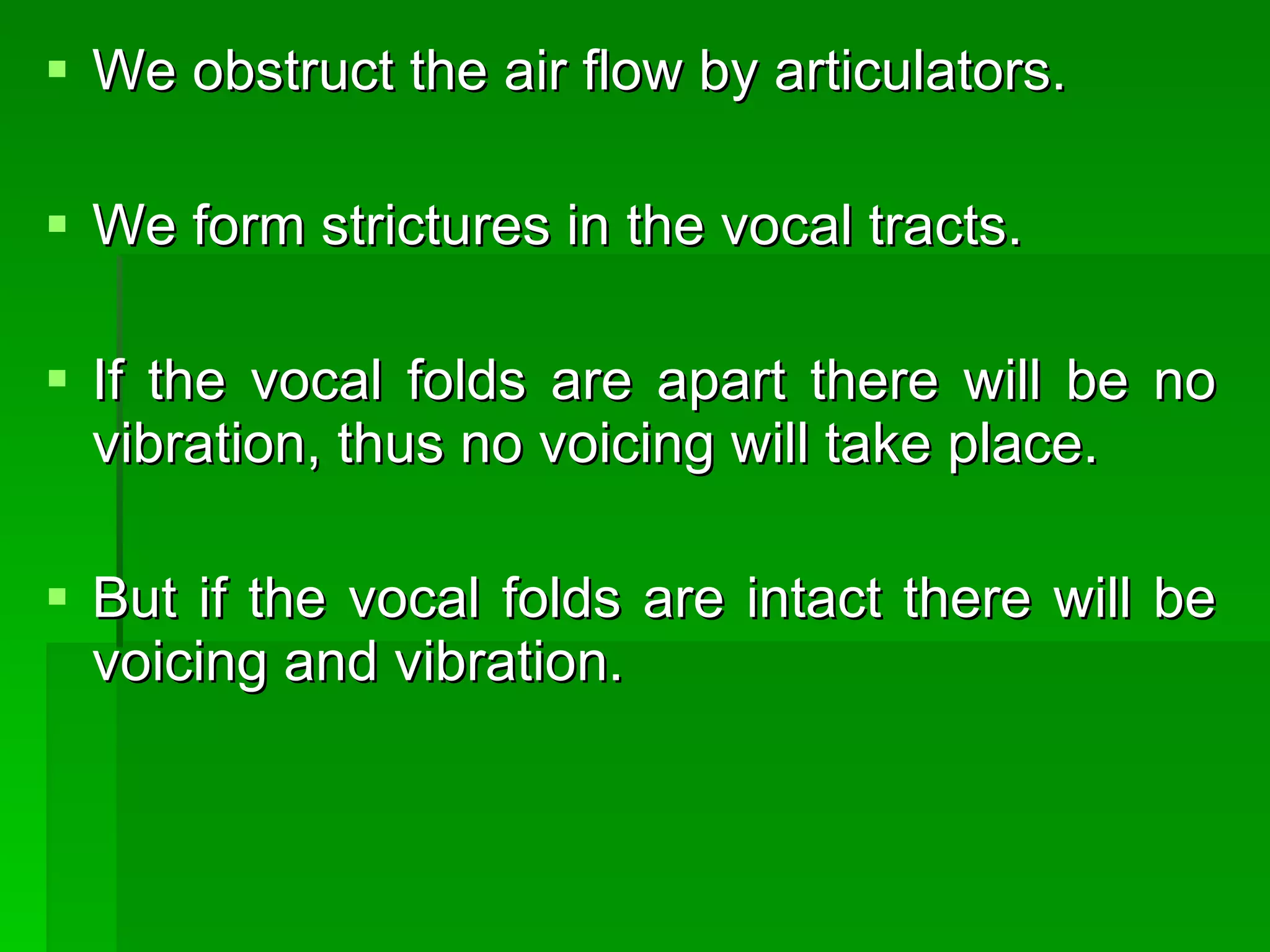 Voicing And Consonants | PPT
