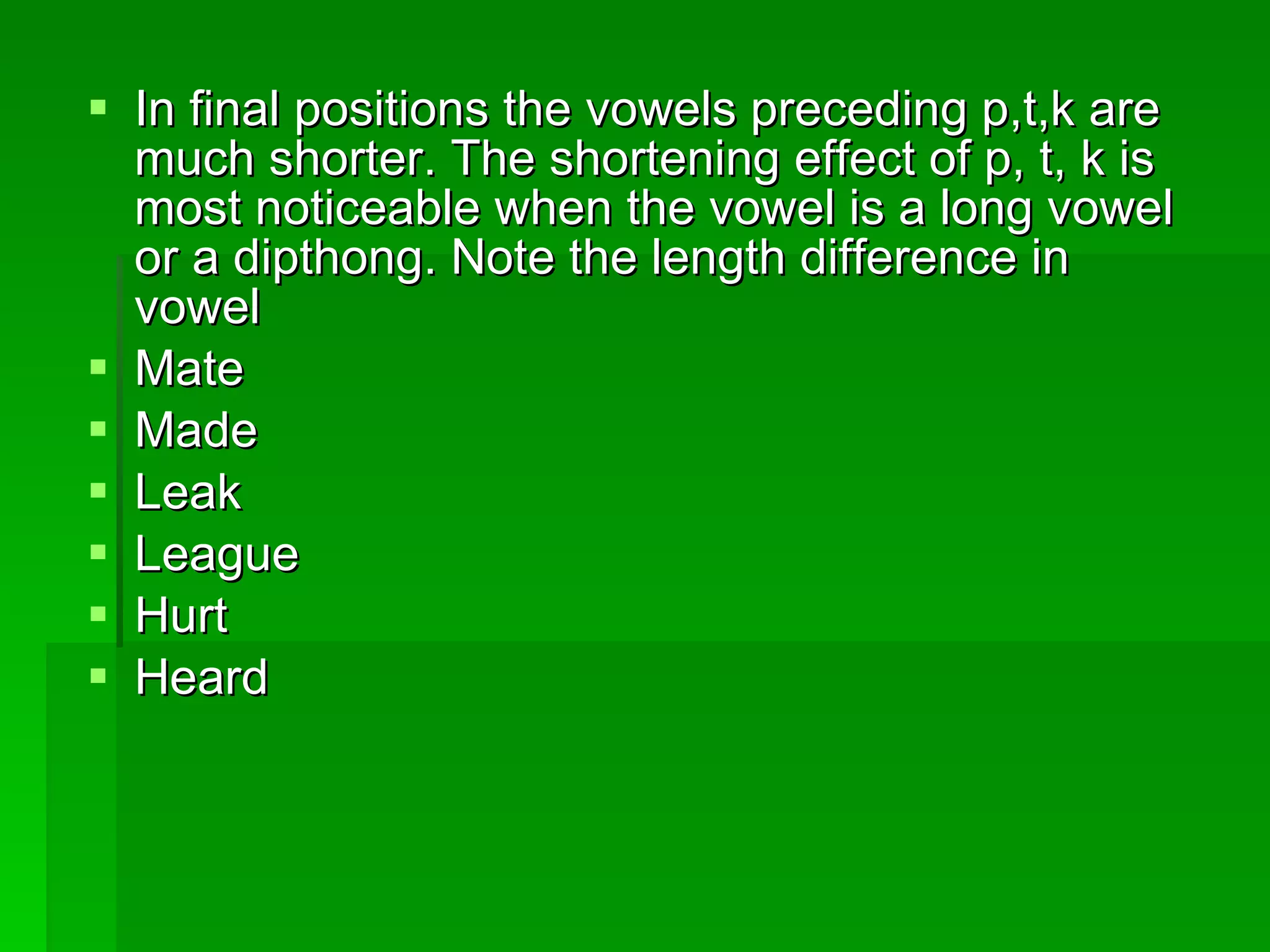 Voicing And Consonants | PPT