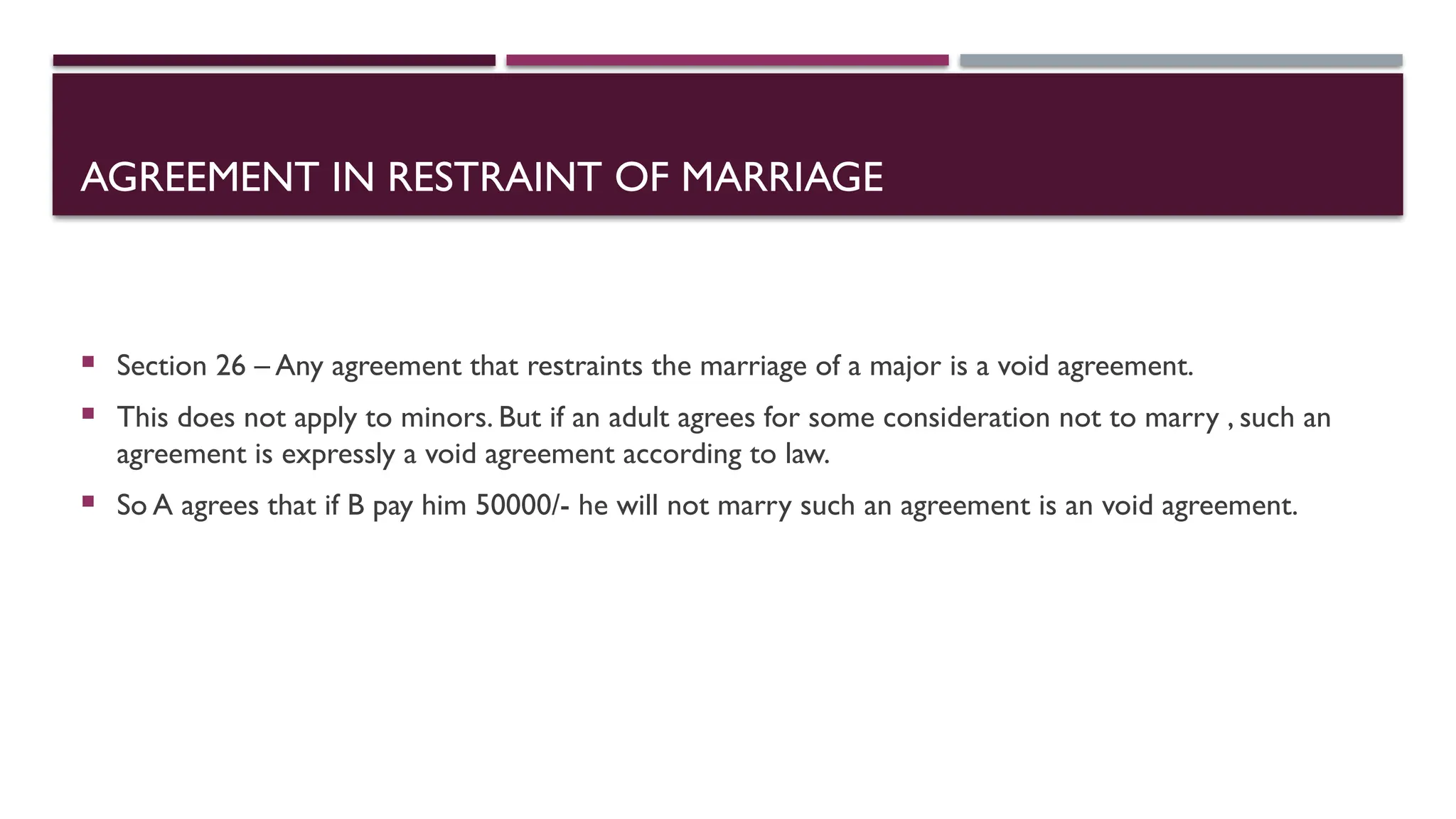 Void Agreement business law ppt (1).pptx | Marriage and Civil Unions | Family and Relationships