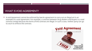 Void Agreement business law ppt (1).pptx | Marriage and Civil Unions | Family and Relationships