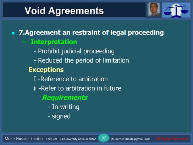Void agreement | PPT