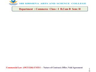 Void Agreement and Capacity of Conntract.pptx
