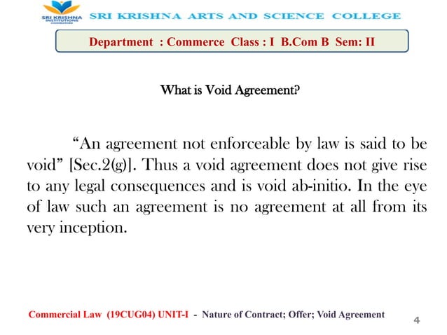 Void Agreement and Capacity of Conntract.pptx