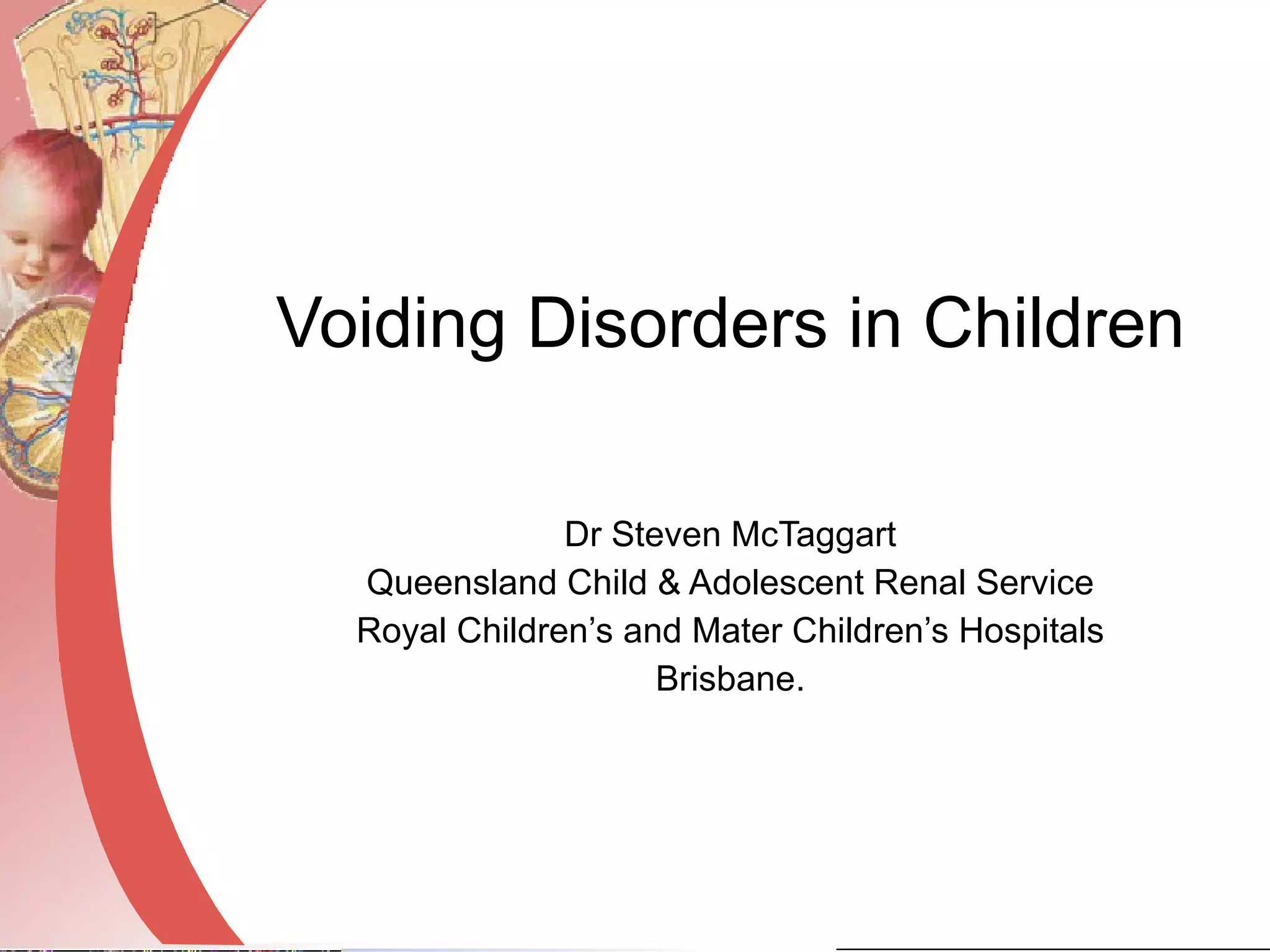 Voiding Disorders In Children | PPT