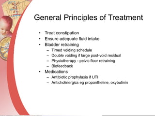 Voiding Disorders In Children | PPT