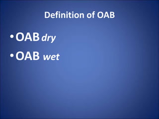 VOIDING DYS TEACHING Overactive_Bladder management plane..ppt
