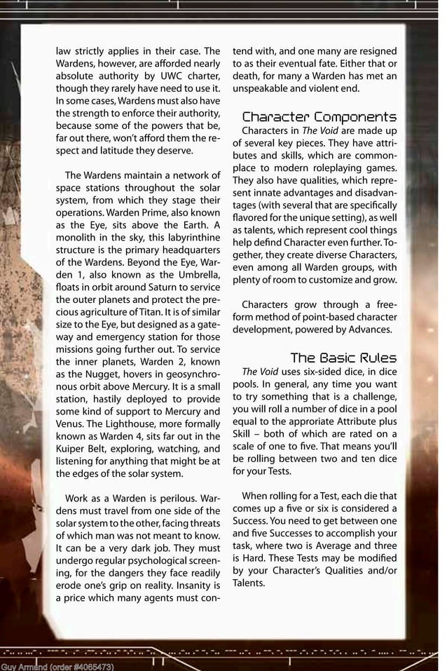 Void quick start rules | PDF