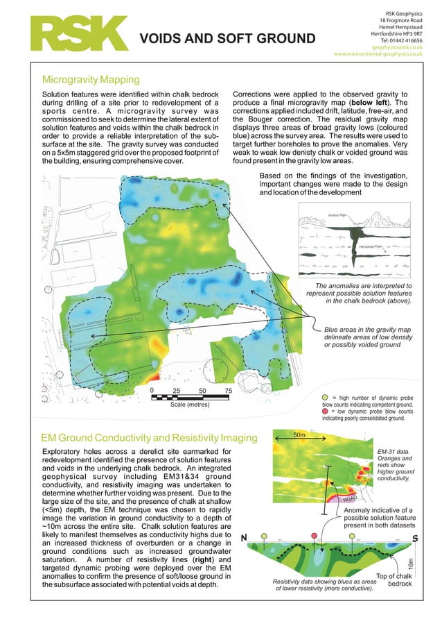 Detecting voids and soft ground with geophysics | PDF