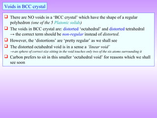 crystal consist of voids ...... | PPT