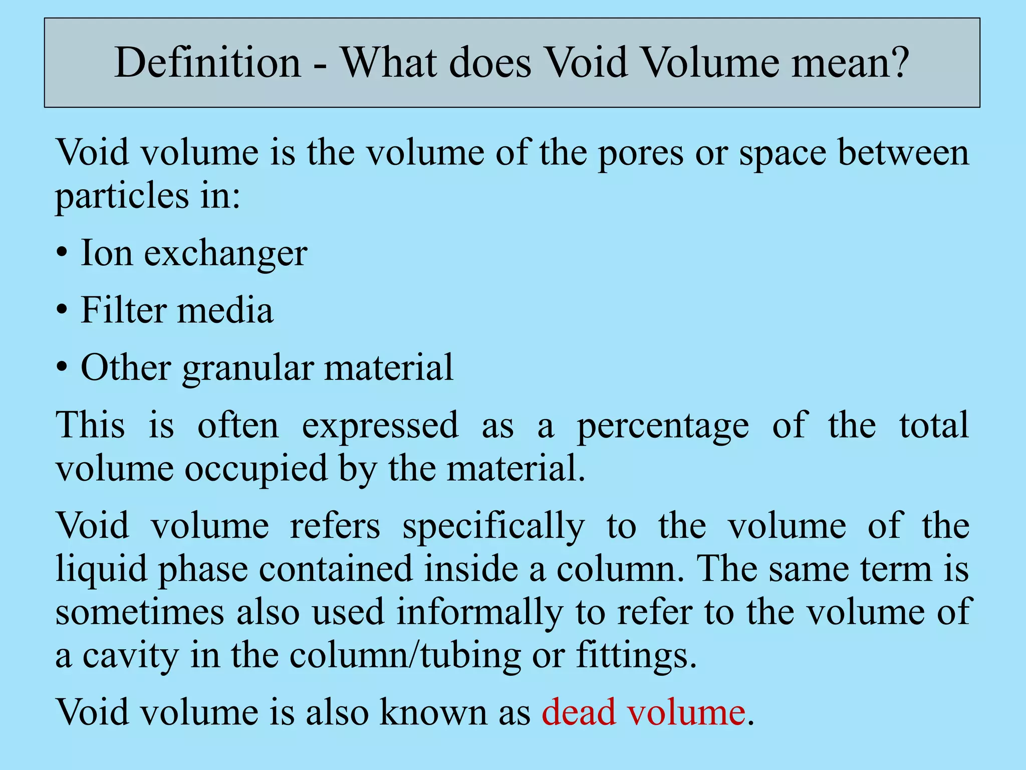 Void volume | PPTX