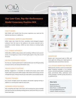 VOILÀ Hotel Rewards overview | PDF | Hospitality Industry | Industries