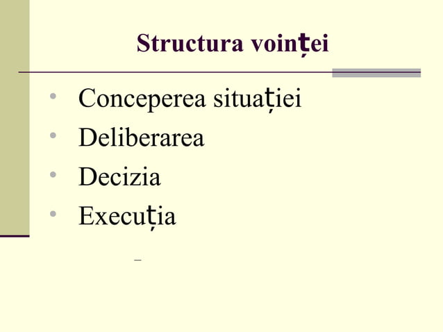 Voința | PPT