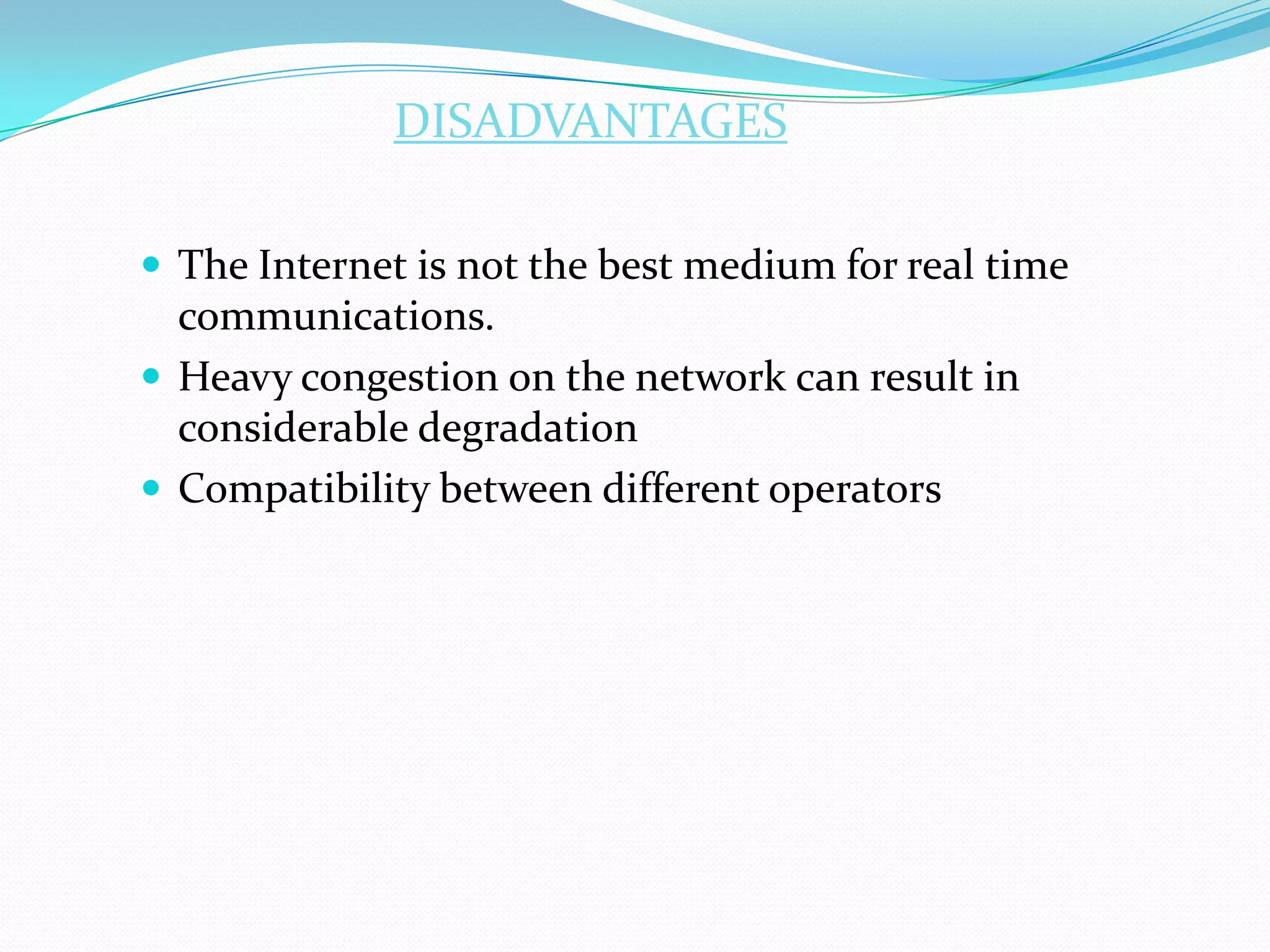 Voice Over Internet Protocol Pptx Digital Audio Computer Software And Applications