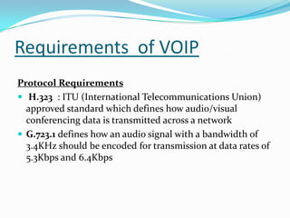 voice over internet protocol | PPTX