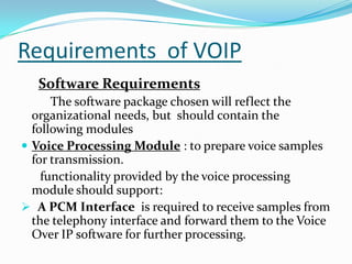 voice over internet protocol | PPTX