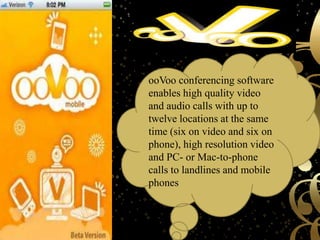 VIOP , SKYPE and OOVOO | PPTX