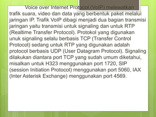 VoIP (Voice Over Internet Protocol) | PPTX