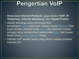 Tugas Kelompok 4 VoIP | PPTX