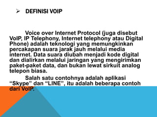 Kelompok 2 VoIP | PPTX