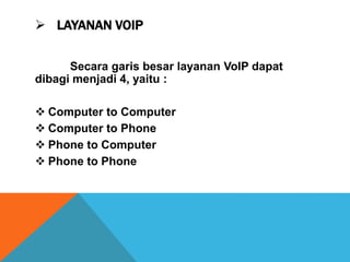 Kelompok 2 VoIP | PPTX
