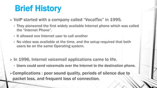 Voice over Internet Protocol (VoIP) | PPTX