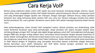 Teknologi Layanan Jaringan - VoIP | PPTX