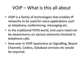 Voip basics | PPTX | Computer Networking | Computing