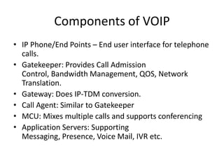 Voip basics | PPTX | Computer Networking | Computing
