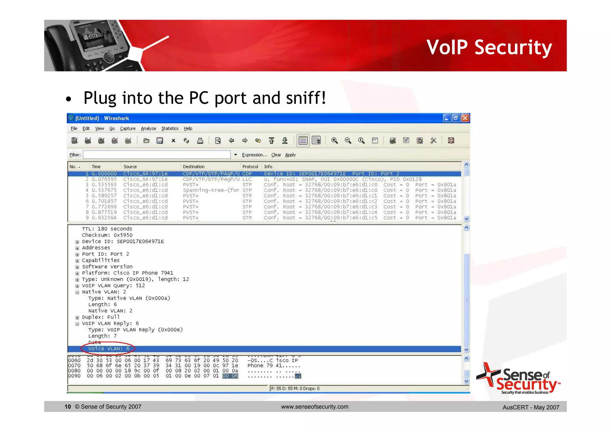 Voip Attacks And Countermeasures In The Corporate World Ppt