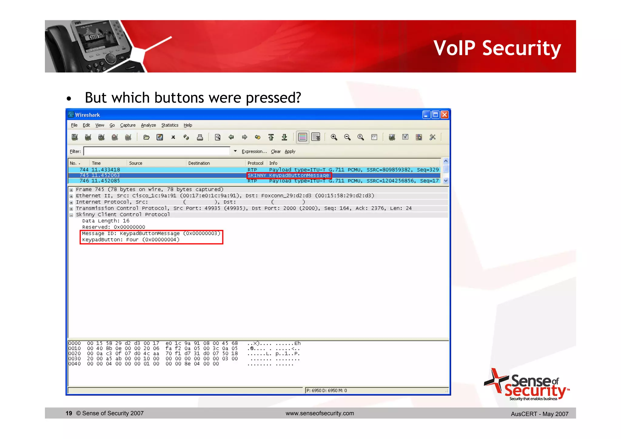 Voip Attacks And Countermeasures In The Corporate World Ppt