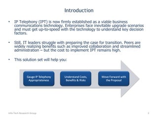make the case for ipt | PPT