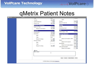 VoIPcare qMetrix for Healthcare | PPT | Free Download