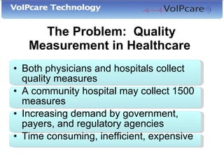 VoIPcare qMetrix for Healthcare | PPT