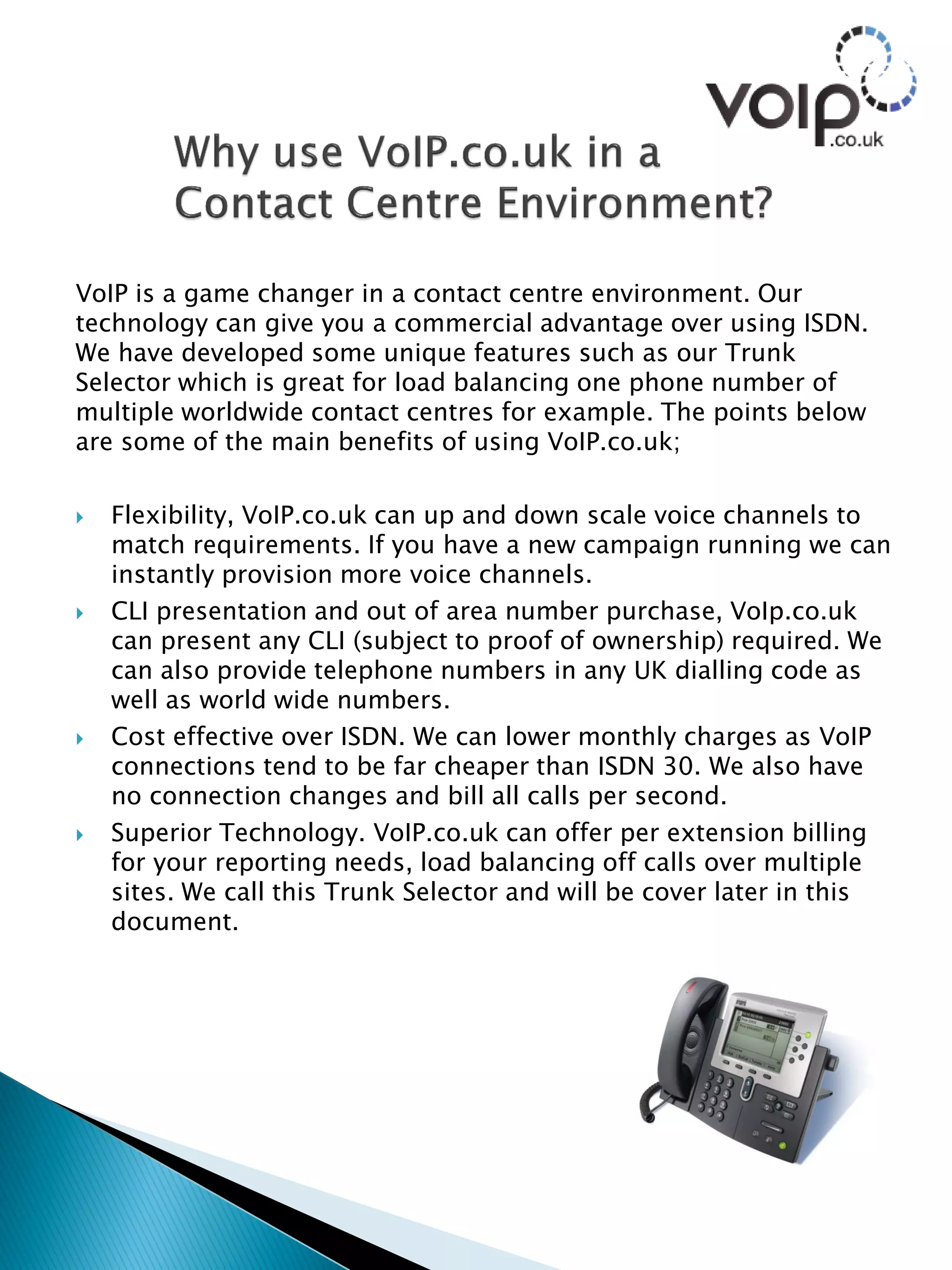 Vo Ip For Contact Centres | PDF | Phone Services | Home Utilities