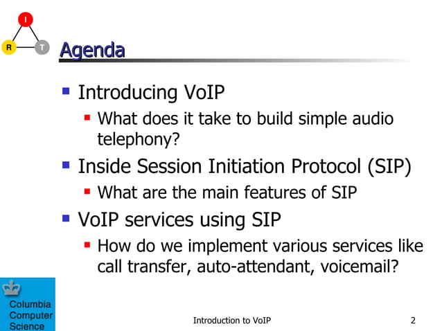 Introduction to VoIP using SIP | PPT