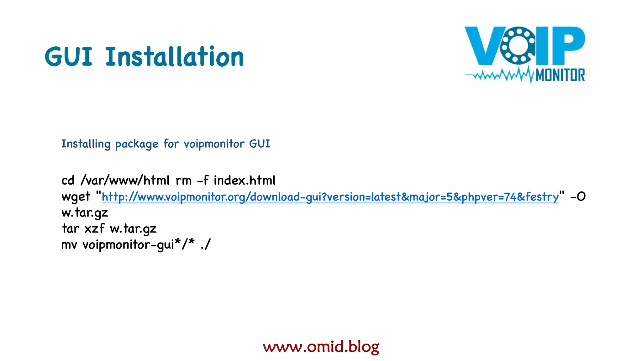 How to install VoIPMonitor? | PDF
