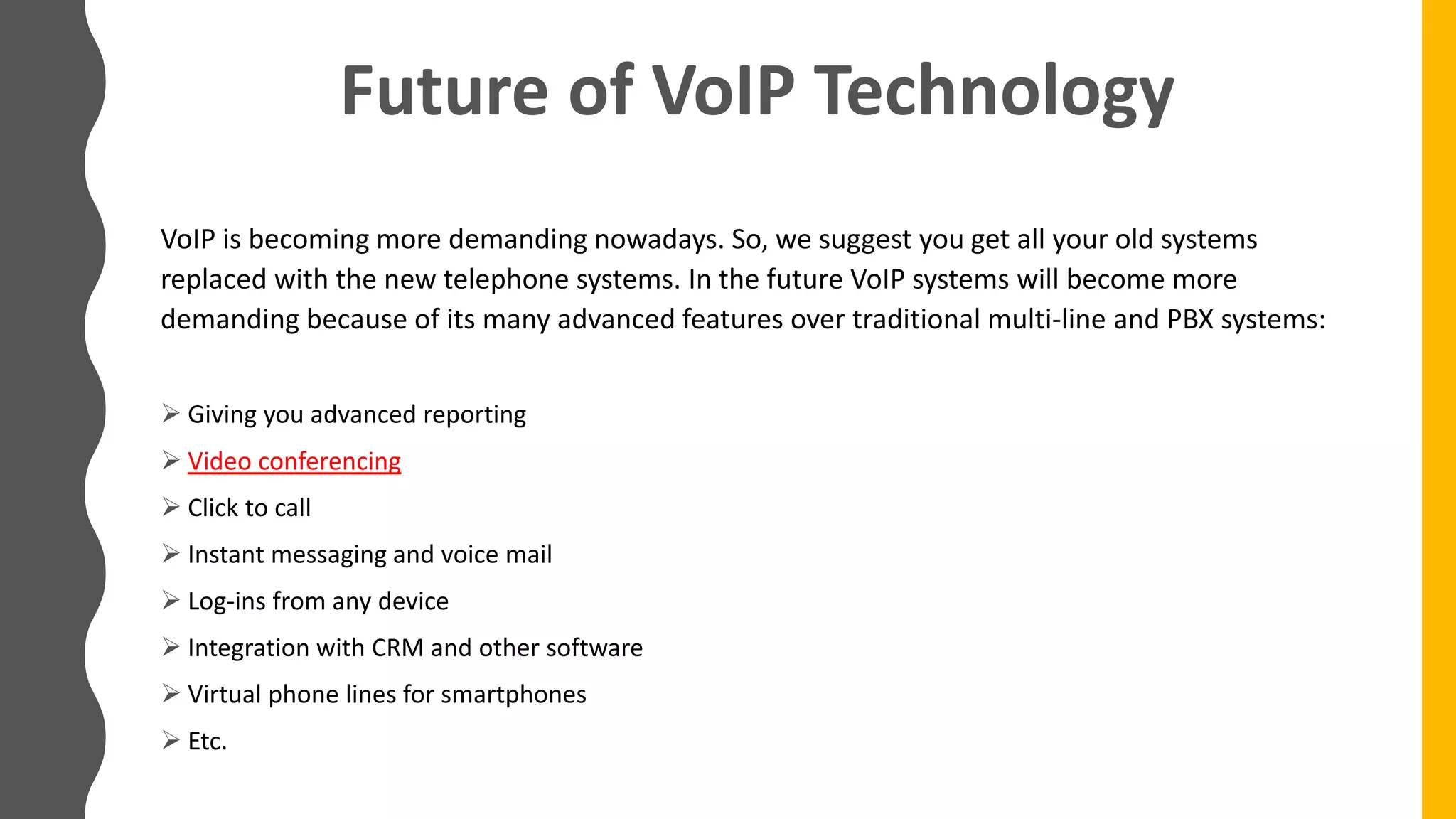 VoIP Phones - Future of VoIP Telephone Systems | PPT | Free Download