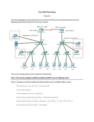 Voip phone setup | PDF