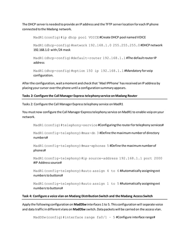 Voip phone setup | PDF