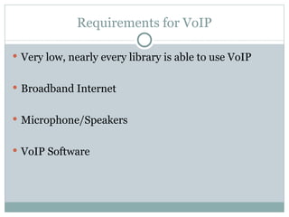 VoIP Presentation | PPT
