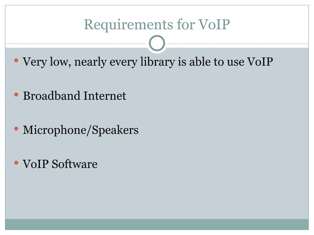 VoIP Presentation | PPT | Web Conferencing | Computer Software and ...
